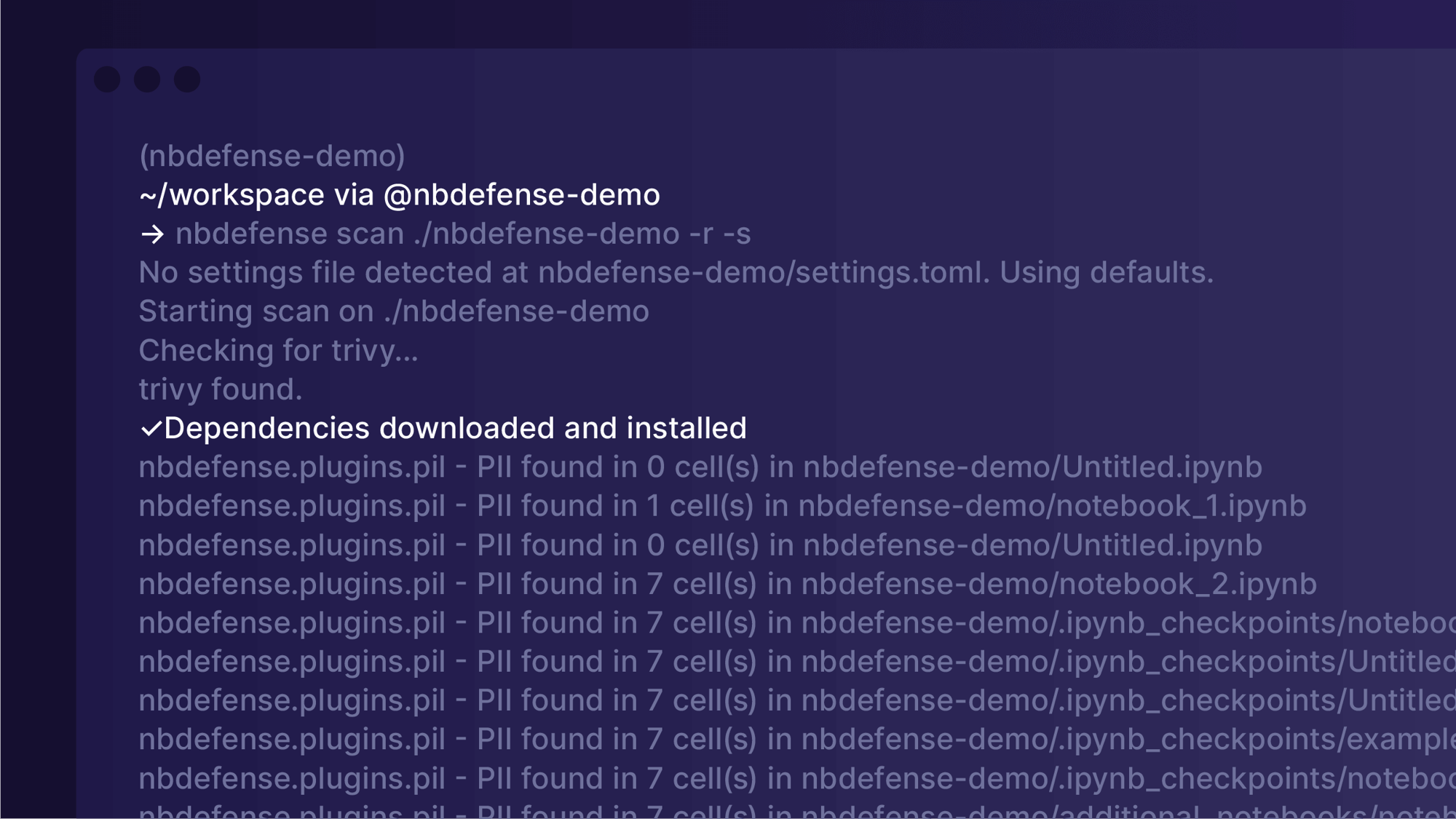 NB Defense | Secure Jupyter Notebooks